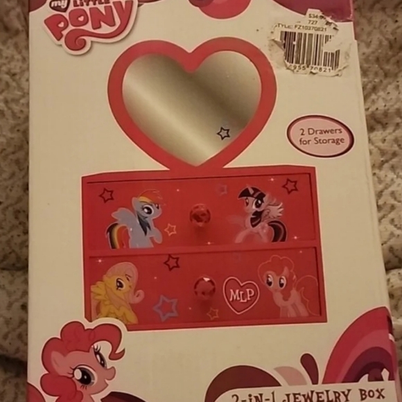 Hasbro | Other | Vintage Little Pony Jewelry Box With Removable Heart ...
